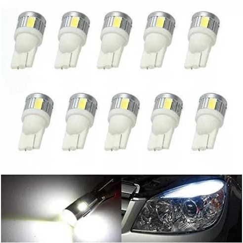 台灣現貨 T10散光 6LED 5630燈珠 完美解碼 儀表燈 指示燈 牌照燈 排擋頭燈 後視鏡燈 | 蝦皮購物