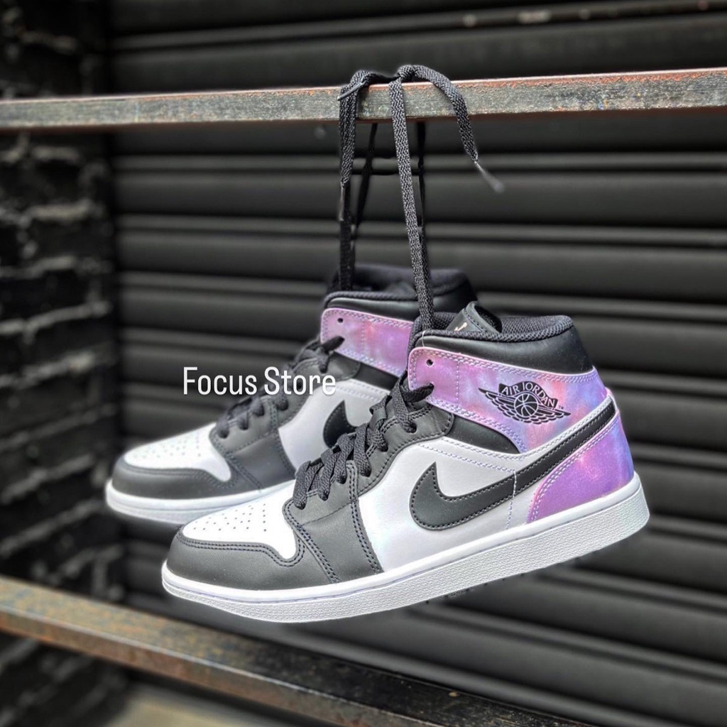 【Focus Store】Air Jordan 1 Mid “Zen Master” 黑白紫渲染 DM1200-001 | 蝦皮購物