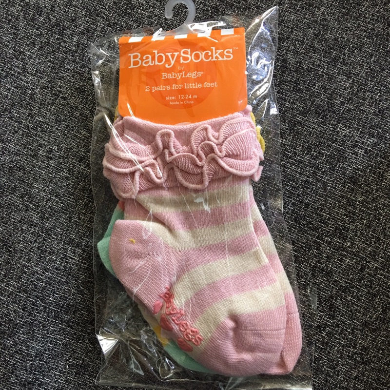 美國babylegs 襪子 嬰兒襪 12-24m （1組2雙） | 蝦皮購物