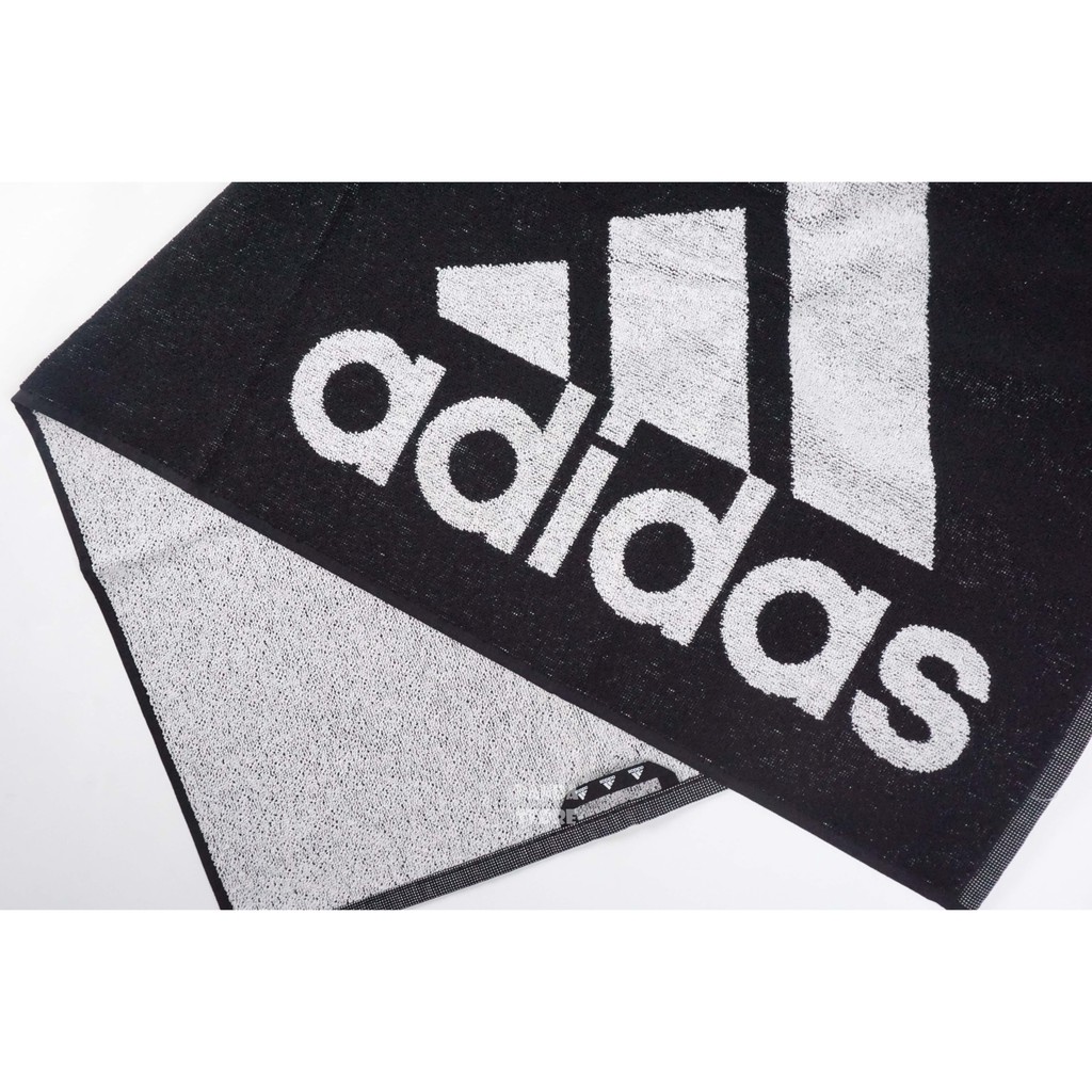 胖達）ADIDAS TOWEL 運動 毛巾 小浴巾 棉質 耐磨 快乾 DH2860 黑白 | 蝦皮購物