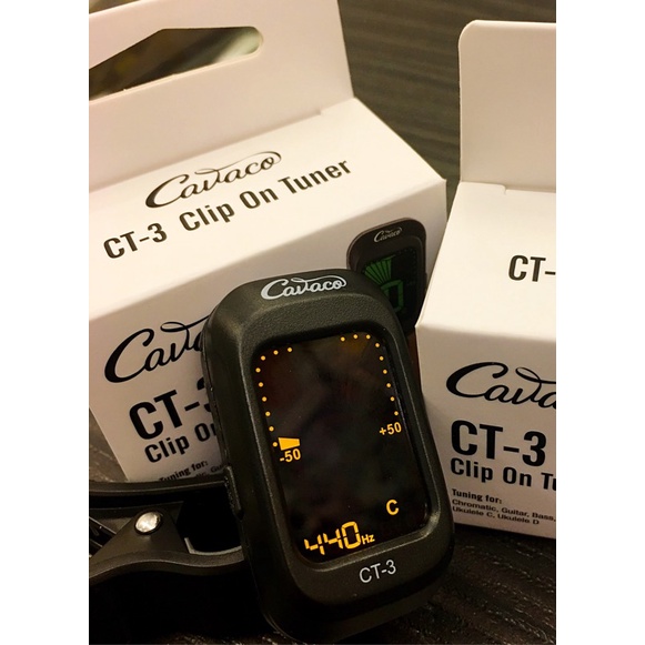 【新麗聲樂器】CAVACO CT-3 調音器 Grip tuner 適用 吉他 貝斯 烏克麗麗 樂器 精準 夾式調音器 | 蝦皮購物