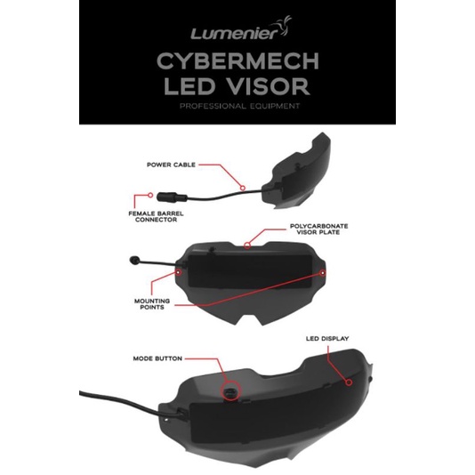 Lumenier CYBERMECH LED可編程全彩顯示屏DJI 大疆FPV護目鏡面罩 大疆v2眼鏡 直購價 | 蝦皮購物