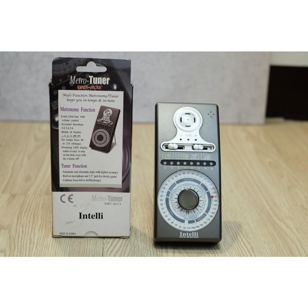 韓國🇰🇷【Intelli】Metro-Tuner DMT-8LT3 🎶節拍調音器/校音器/多功能節拍機🌟 贈電池 | 蝦皮購物