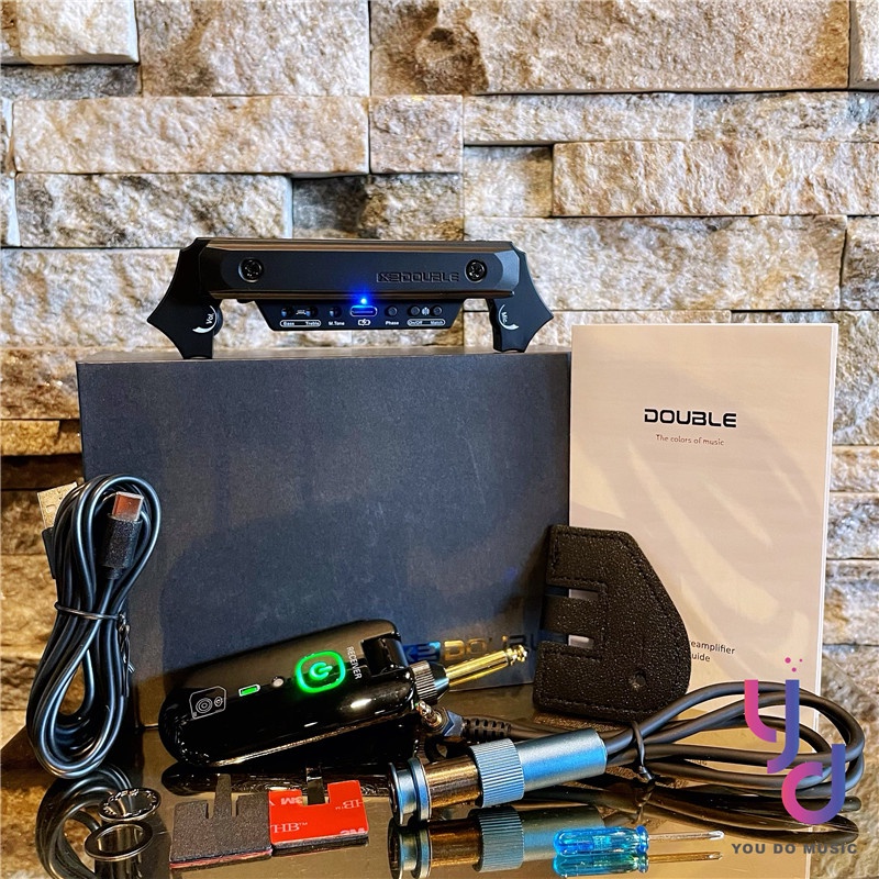 分期免運 贈鍍金導線 新版本 Double X2 Type C 木吉他 雙系統 拾音器 免安裝 附發射器 充電式 | 蝦皮購物