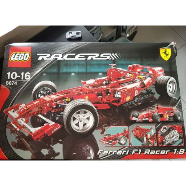 LEGO #8674 Ferrari F1 Racer 1:8 法拉利跑車(絕版)全新無組裝僅拆盒 | 蝦皮購物