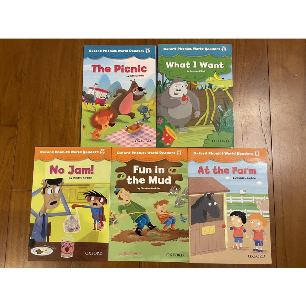 Oxford Phonics World Readers: Level 1 & 2 牛津自然發音閱讀繪本1,2級 | 蝦皮購物