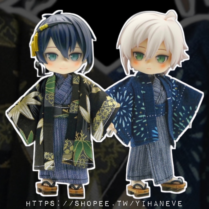 【現貨】ob11娃娃 古風浮世繪和服（P9 YMY 12分bjd ob11 可穿 娃衣） | 蝦皮購物