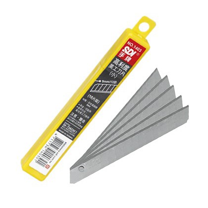 SDI 手牌 1403 9mm 高利度美工刀片 小 10片入 | 蝦皮購物