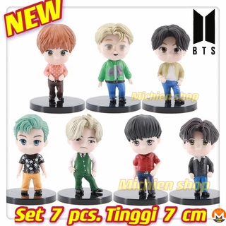 Bts TINY TAN FIGURE BTS MINI FIGURE BTS KPOP 展示微型裝飾 TOPPER 套 | 蝦皮購物