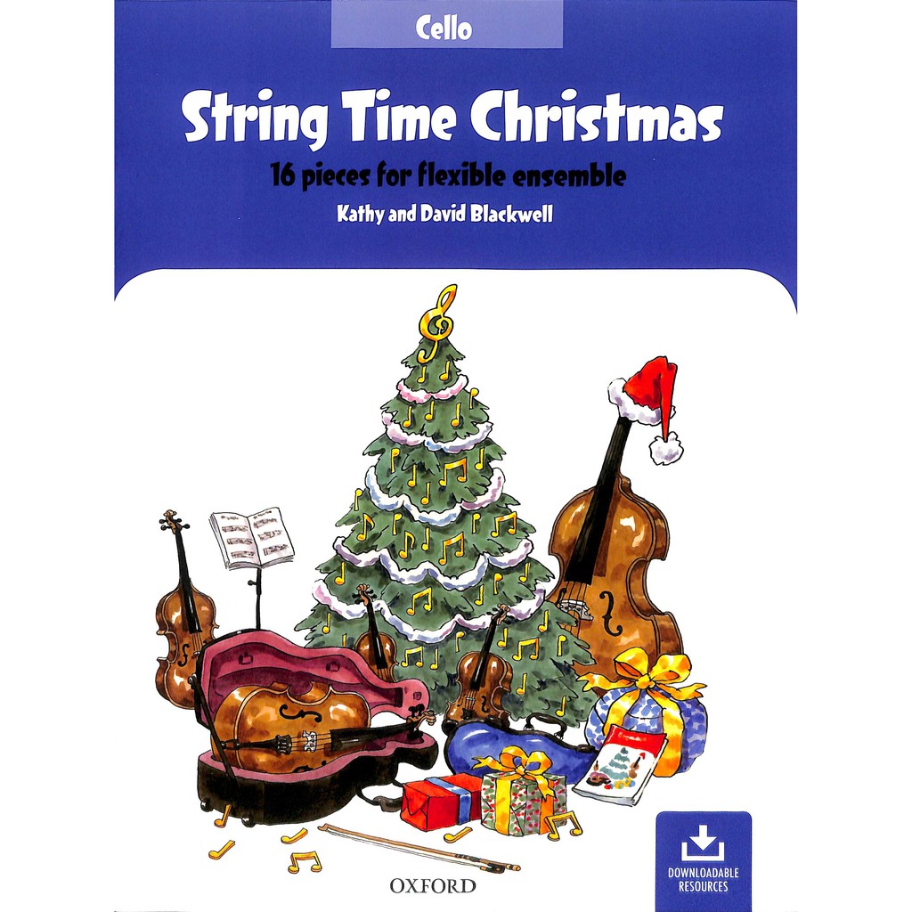 預購商品請洽客服【凱翊︱OXFORD】 String Time Christmas Cello Book | 蝦皮購物