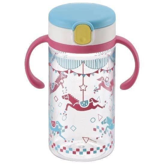 Richell利其爾 LC戶外吸管水杯 旋轉木馬 320mL | 蝦皮購物