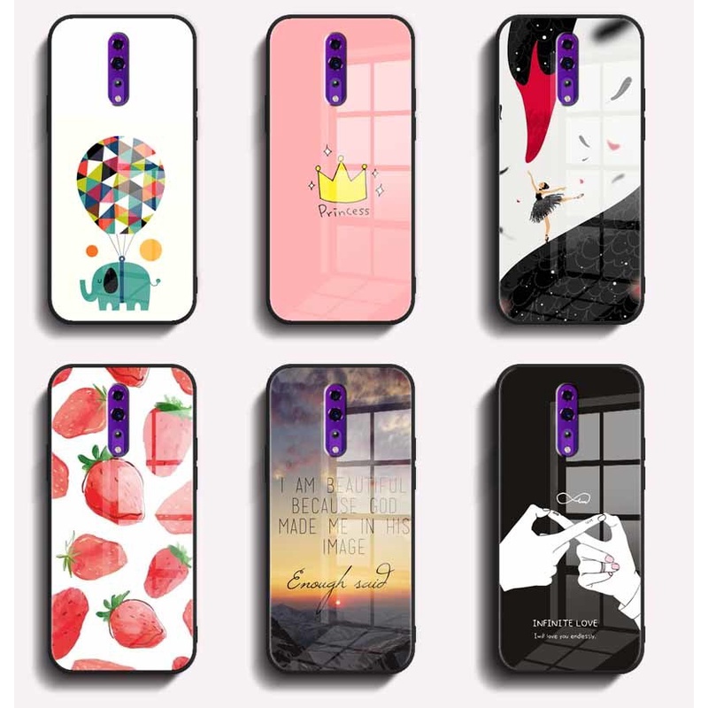 Glass Casing OPPO Reno Z Tempered Glass Cover Custom Case | 蝦皮購物