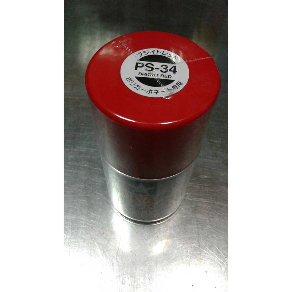 TAMIYA PS-34 亮紅 透明車殼 專用噴漆 | 蝦皮購物