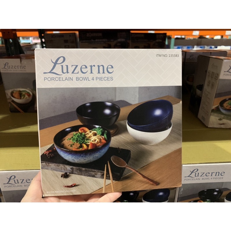 Luzerne Knit系列瓷碗4件組 單個容量966ml 好市多代購 | 蝦皮購物