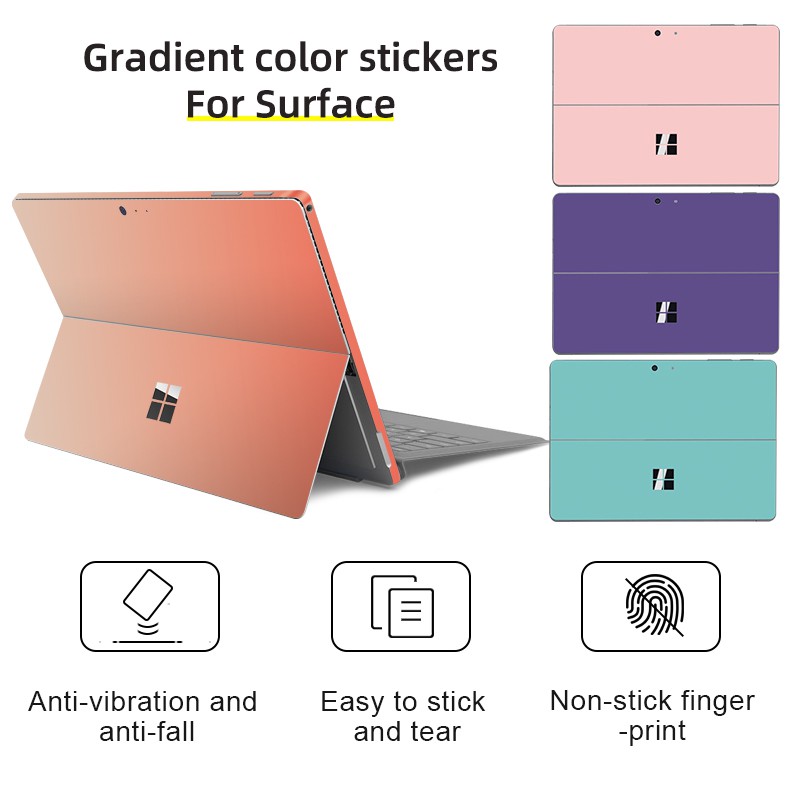 微軟surface Pro3/4/5/5/6/7/8 Skin surface Pro X/Pro 8/Pro 9純色超 | 蝦皮購物