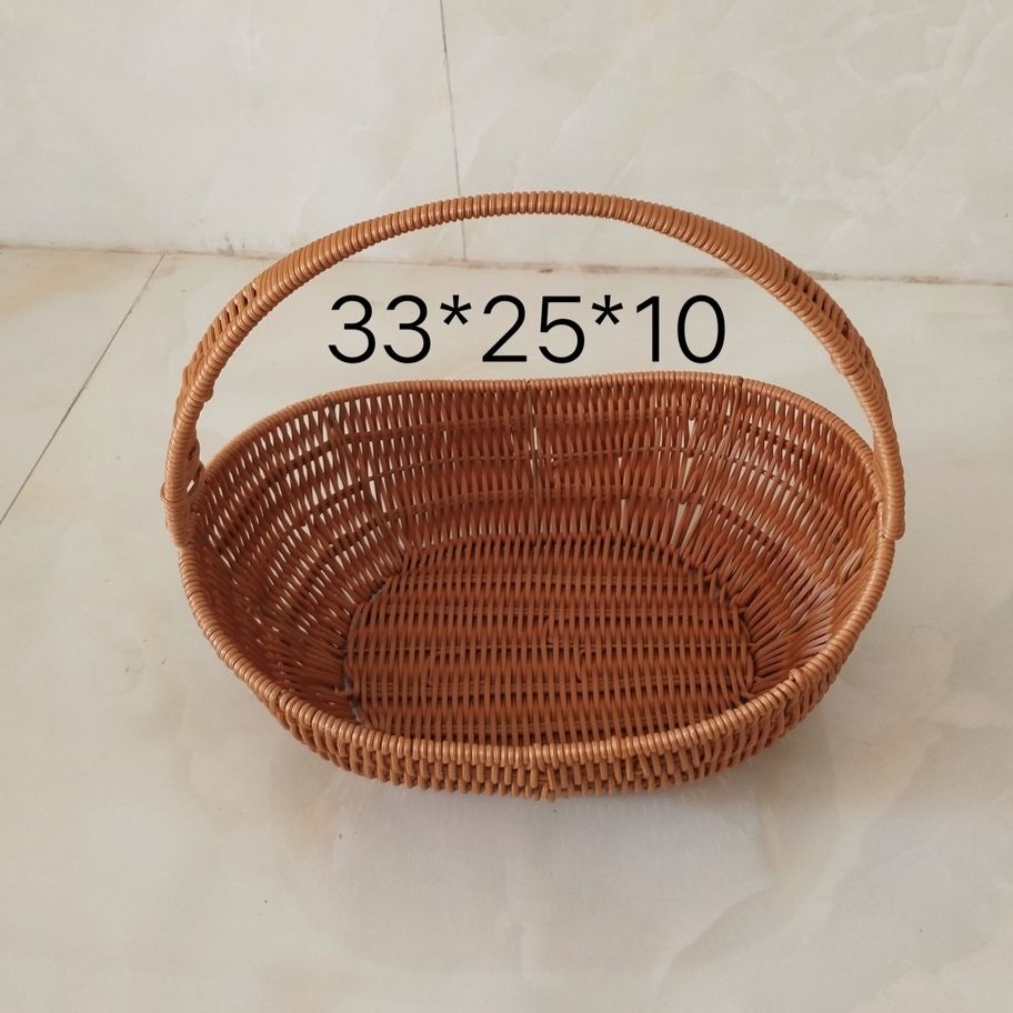 【全場免運】仿藤野外摘菜籃水果籃鷄蛋籃麵包藍手提籃零食收納籃瀝水籃jioyh CFRE | 蝦皮購物