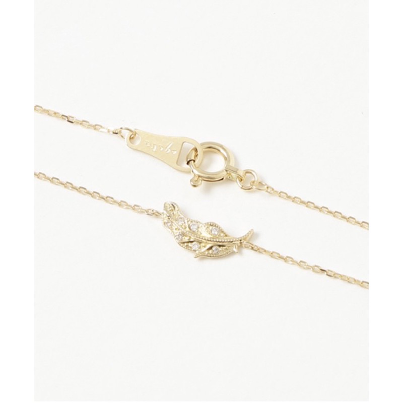 Agete 鑽石 羽毛 18k k金 手鍊 盒 卡 全 | 蝦皮購物