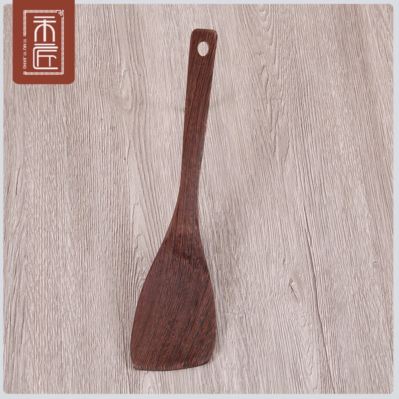 一木一匠 不沾鍋木鏟 雞翅木鍋鏟烹飪鏟長柄木頭炒菜鏟子33cm | 蝦皮購物