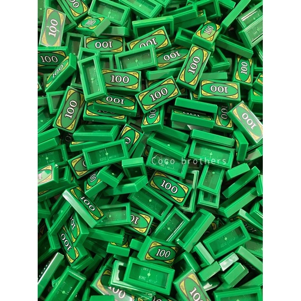 LEGO 樂高 100 美金 印刷磚 - Coco可可兄弟 | 蝦皮購物
