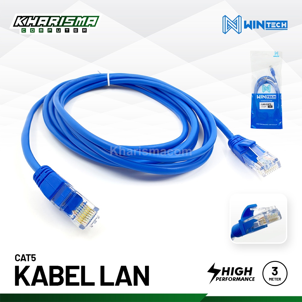 Cat5 UTP 網線 UTP CAT5 3 米 WINTECH | 蝦皮購物