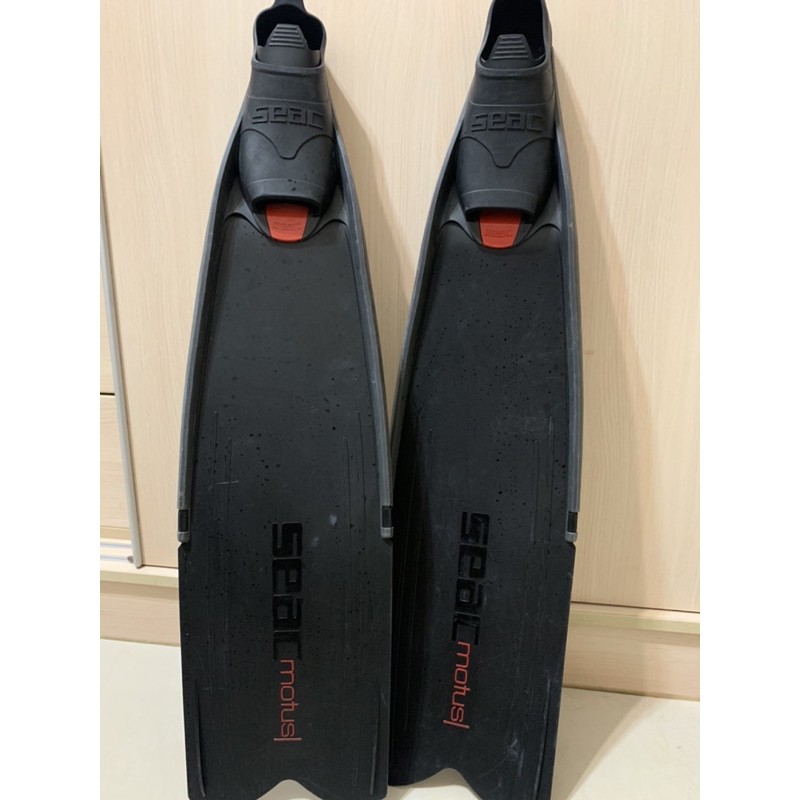 SEAC motus 經典黑 長蛙鞋 自由潛水 | 蝦皮購物