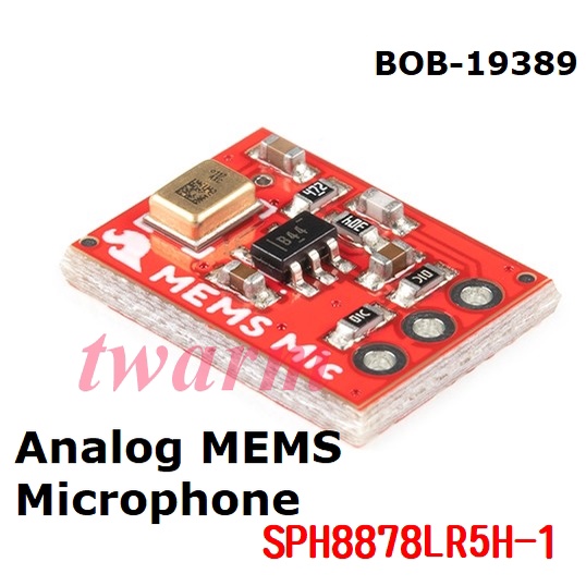 SparkFun Analog MEMS Microphone 模組-SPH8878LR5H-1（BOB-19389） | 蝦皮購物