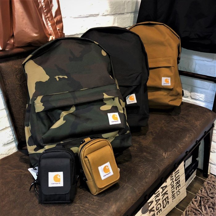 【紐約范特西】現貨 CARHARTT WIP Square Label Backpack A191009 背包 兩色 | 蝦皮購物