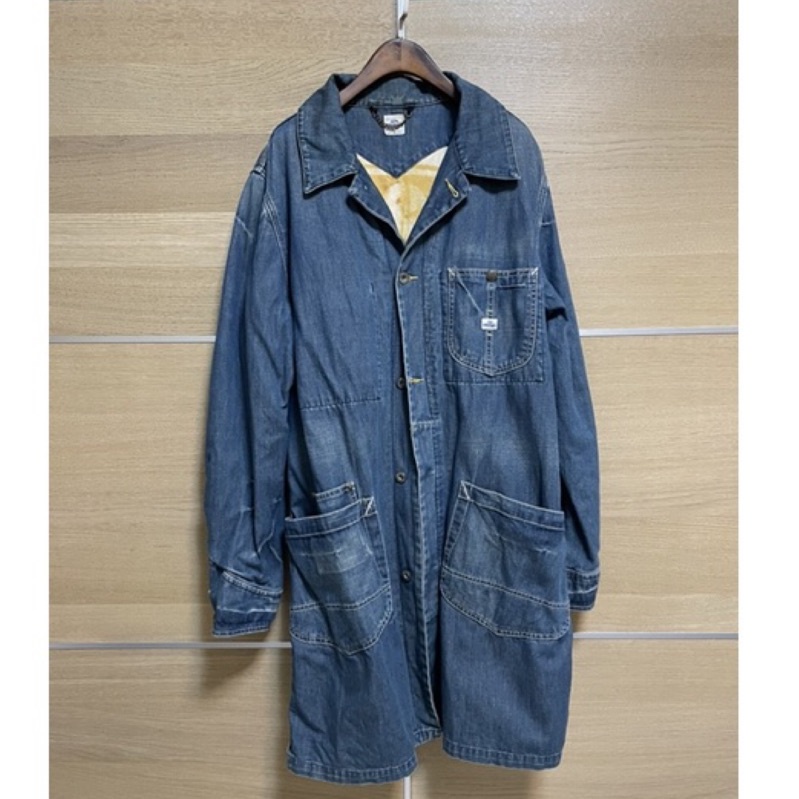 Lee Union Alls 長版 牛仔外套 古著 | 蝦皮購物