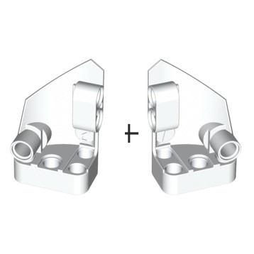 LEGO 4558874 87086 + 4558878 87080 白色 3X5 科技 側板 嵌板 鑲板 | 蝦皮購物