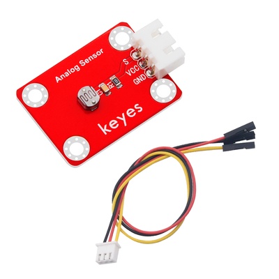 【樂意創客官方店】《附發票》KEYES光敏電阻感測器模組 光線檢測模組 適用Arduino、microbit、ESP32 | 蝦皮購物