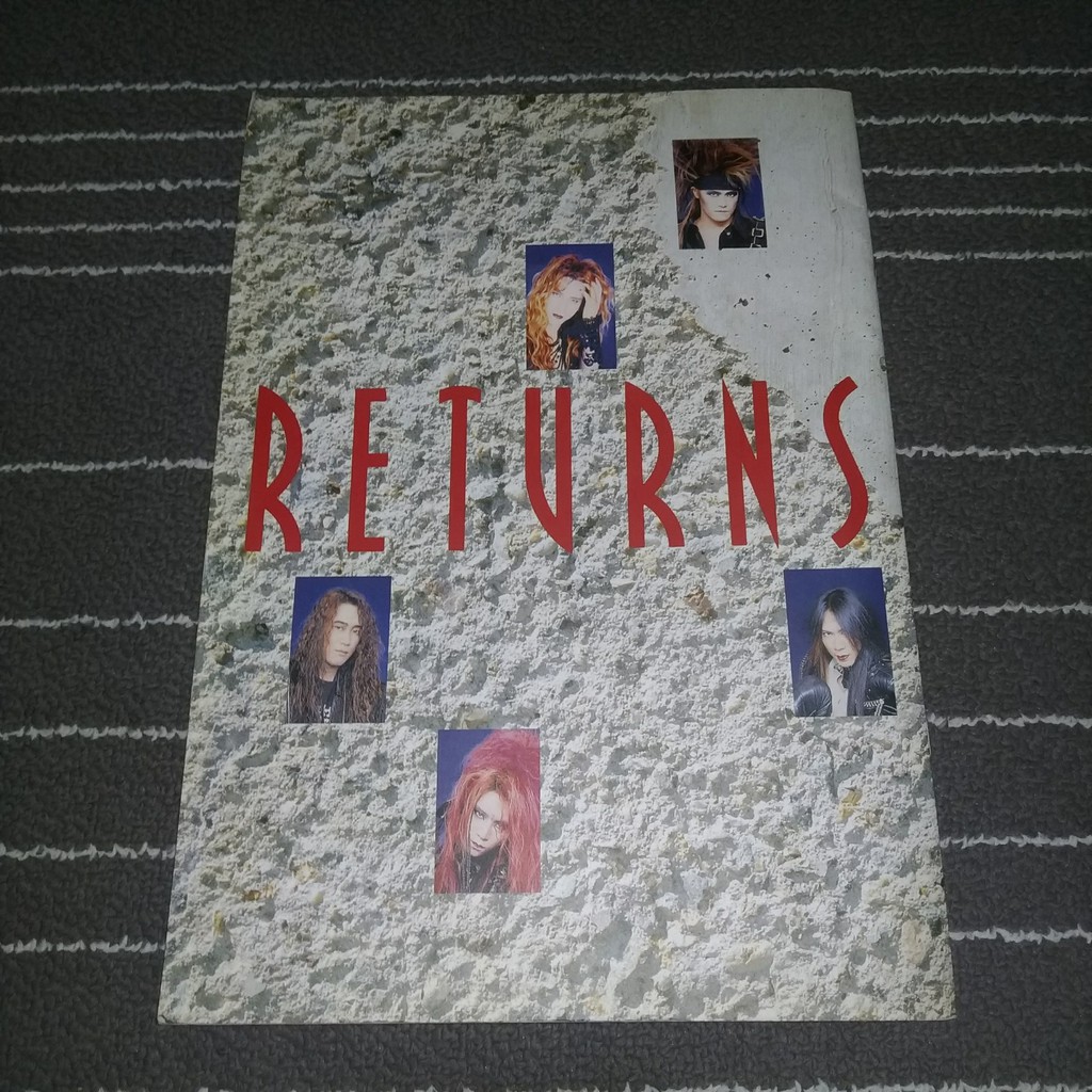 X JAPAN 場刊 1993 RETURNS / XJAPAN 巡迴 LIVE 演唱會 TOUR 寫真集 | 蝦皮購物