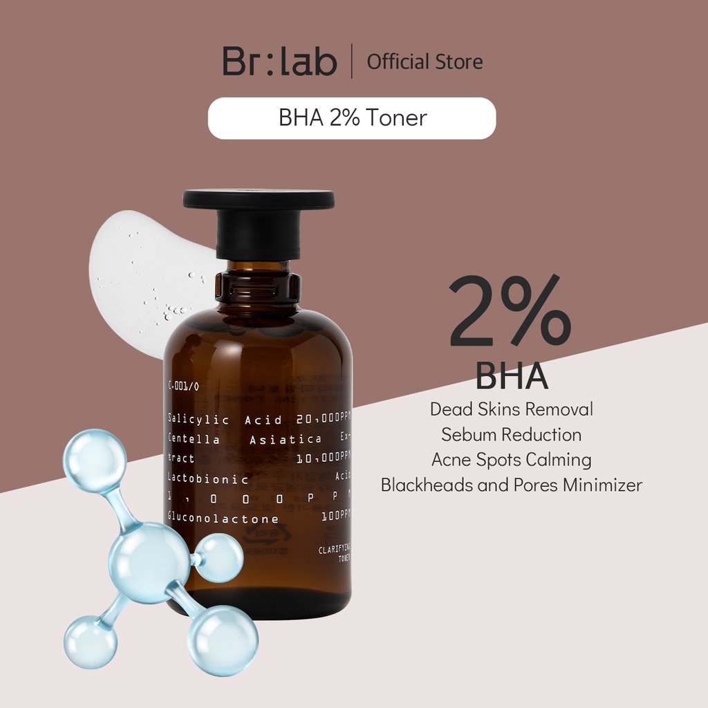 Br: Lab BHA2% 澄清爽膚水毛孔護理碳粉 AHA BHA PHA | 蝦皮購物