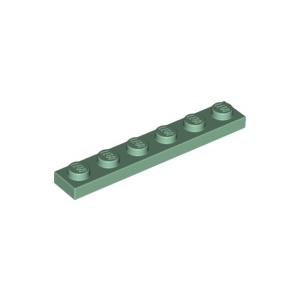 [樂磚庫] LEGO 3666 平板 基本型 沙綠色 1x6 4155255 4504795 6099187 | 蝦皮購物