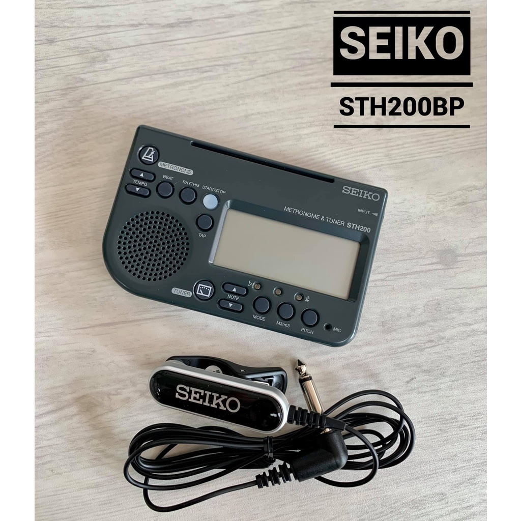 【古點子樂器】大音量推薦🔆SEIKO STH200 大音量調音節拍器/含調音夾/贈送延伸架/可掛小譜架/三色絕美必買款 | 蝦皮購物