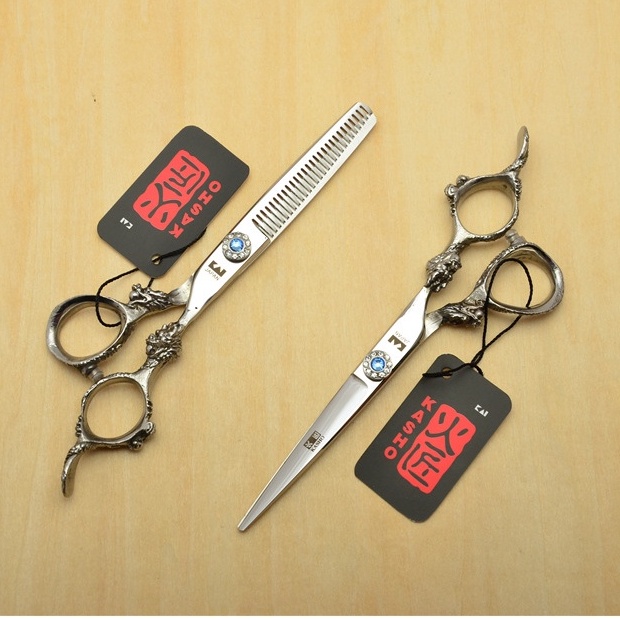 Kasho 剪髮剪刀日本沙龍理髮剪刀 440C 剪刀套裝剪髮剪刀 | 蝦皮購物