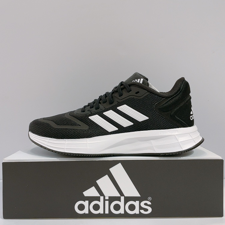 ADIDAS DURAMO 10 女生 黑白色 透氣 舒適 運動 慢跑鞋 GX0709 | 蝦皮購物