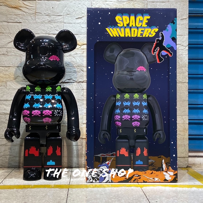 TheOneShop BE@RBRICK SPACE INVADERS 太空侵略者 小蜜蜂 遊戲 庫柏力克熊 1000% | 蝦皮購物