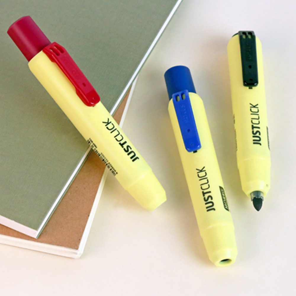 【MORRIS 官方旗艦店】 按壓式奇異筆M2(1.5mm_紅/黑/藍)｜Just Click系列 速乾 喀擦筆 韓國製 | 蝦皮購物