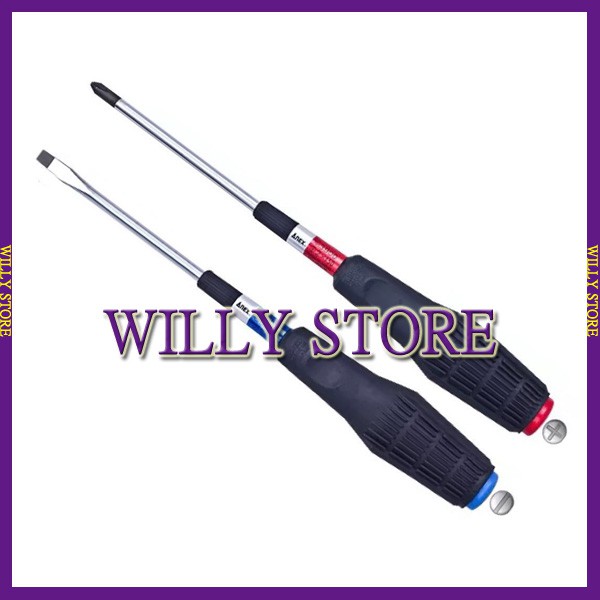 【WILLY STORE】日本 安耐適 ANEX No.3900 強力起子頭 一字十字螺絲起子 4" 6" 8" 強力型 | 蝦皮購物