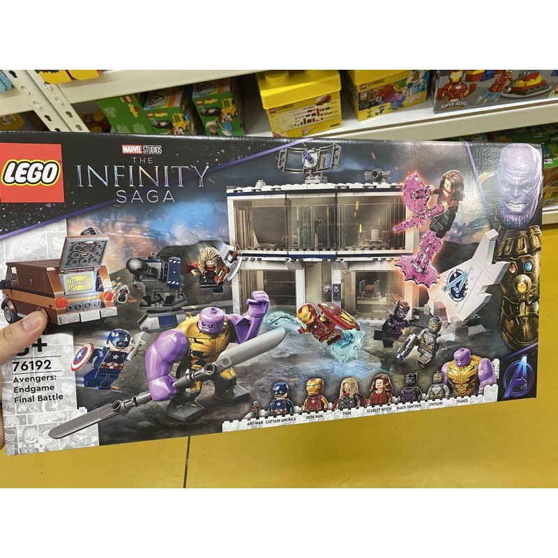 樂高 LEGO 76192 復仇者聯盟 終局之戰 最終對決 8隻人偶 超級英雄 積木 盒組 禮物 原廠正版全新 | 蝦皮購物