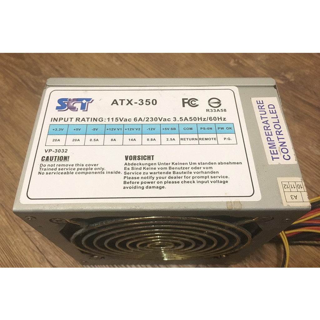 (二手)SCT/350W/電源供應器/ATX電源/型號:ATX-350 | 蝦皮購物