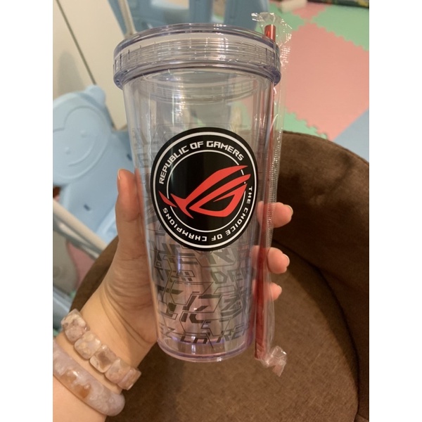Asus Rog限量透明吸管杯 | 蝦皮購物