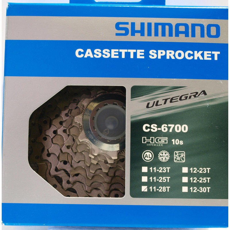 Shimano Ultegra CS-6700 11-28T 10速飛輪 平輸品 盒裝 現貨 含發票 | 蝦皮購物