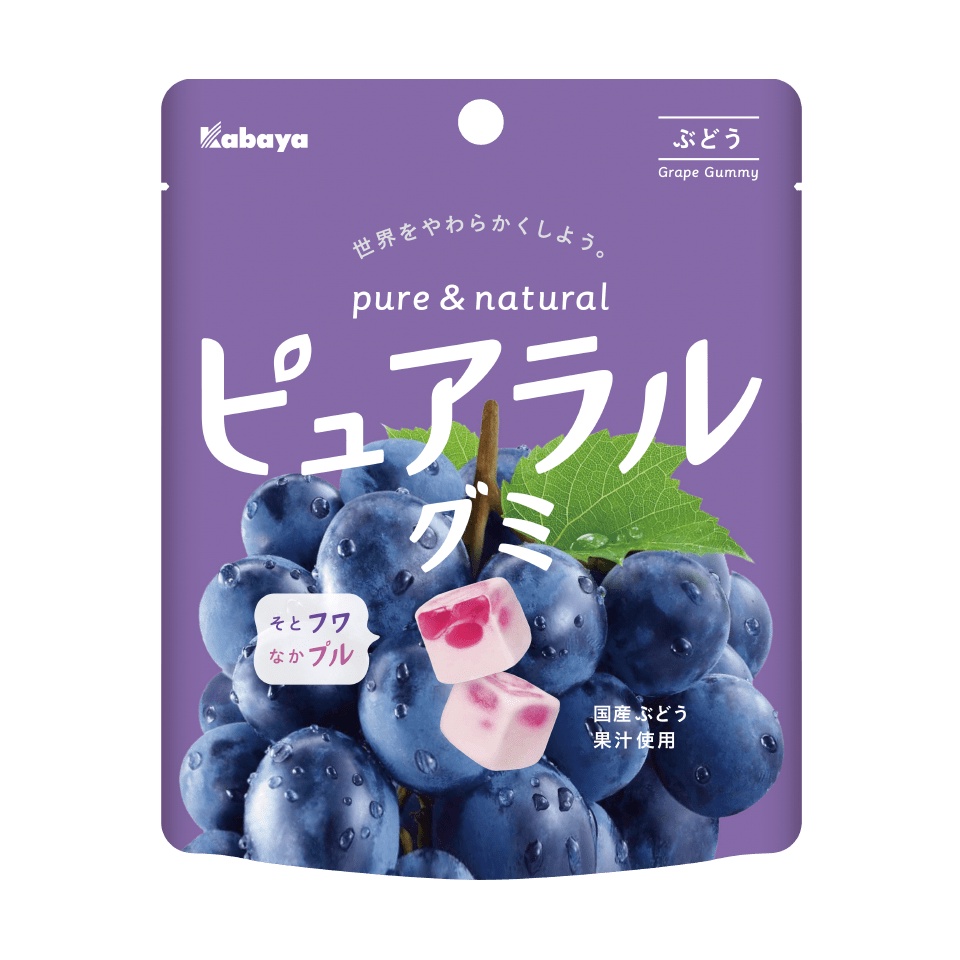 現貨 日本 Kabaya 軟糖 草莓雙層軟糖 葡萄雙層夾心軟糖 QQ糖 蘋果軟糖 日本零食 日本糖果 | 蝦皮購物