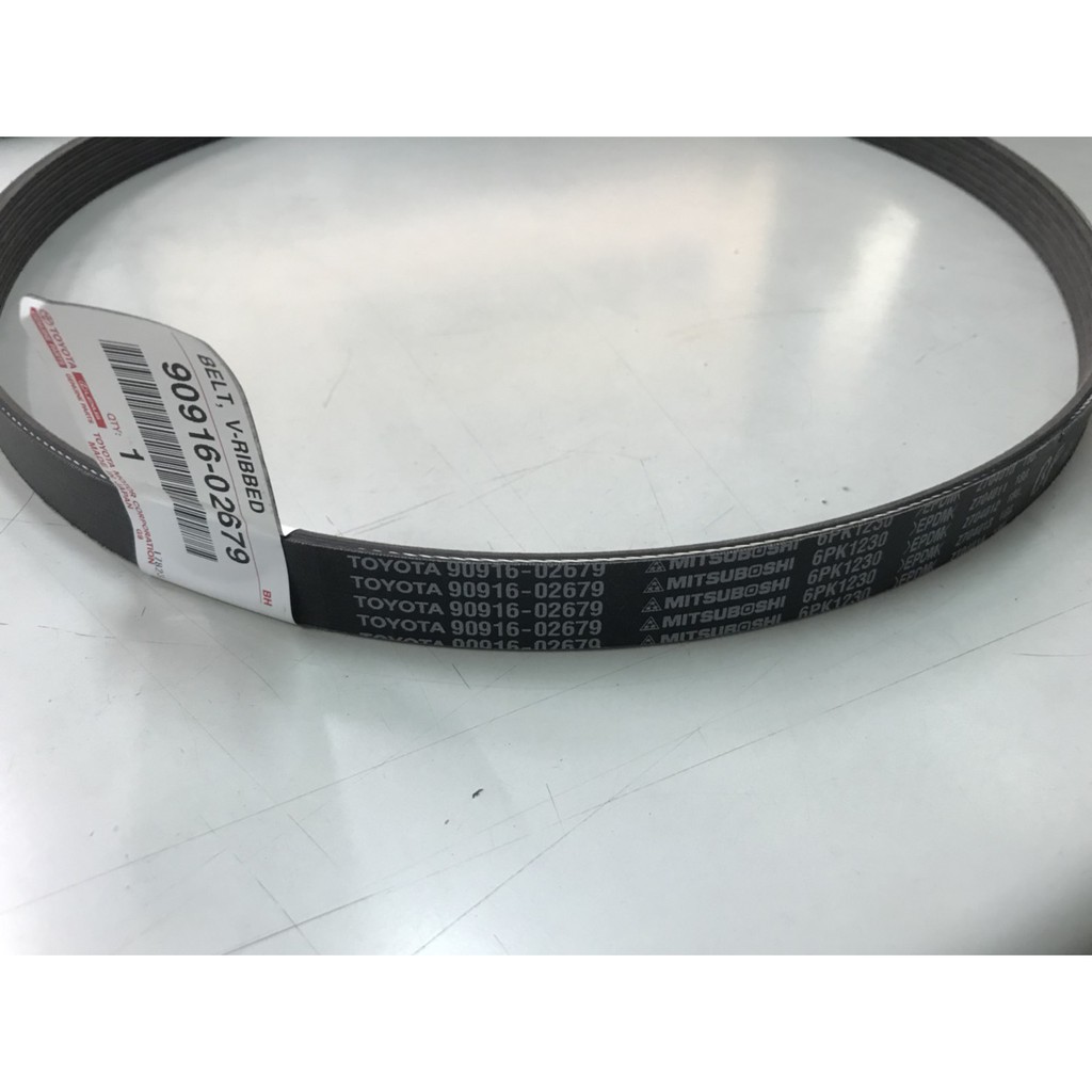 TOYOTA 10WISH 08ALTIS 10ALTIS 13RAV4 正廠 日本件 綜合皮帶 外皮帶 6PK1230 | 蝦皮購物