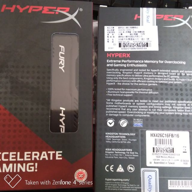 (現貨)(全新未拆)金士頓 King sting DDR4-2666 HypeX FYRY 散熱片(黑) | 蝦皮購物