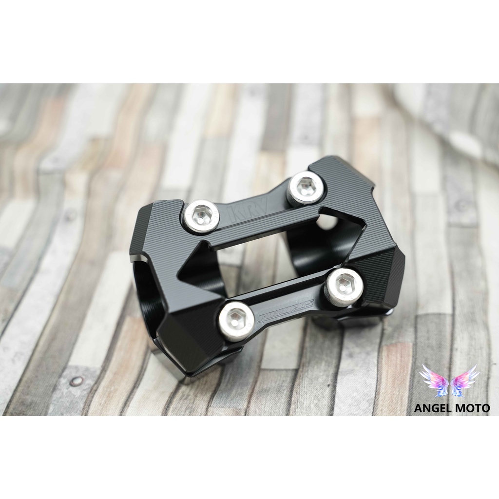ANGEL 龍頭 GOWORKS 佐騰國際 粗把座 把手座 車手座 適用 KRV KRV180 龍頭座 手把座 黑色 | 蝦皮購物