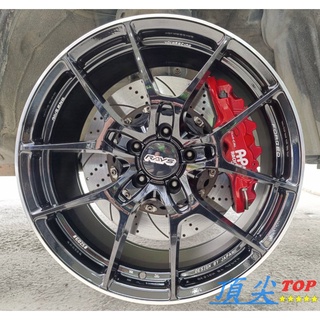 【頂尖】全新鋁圈 類 RAYS G025 19吋 5X114 8.5J ET42 旋壓鋁圈 亮黑車邊 重量9KG | 蝦皮購物