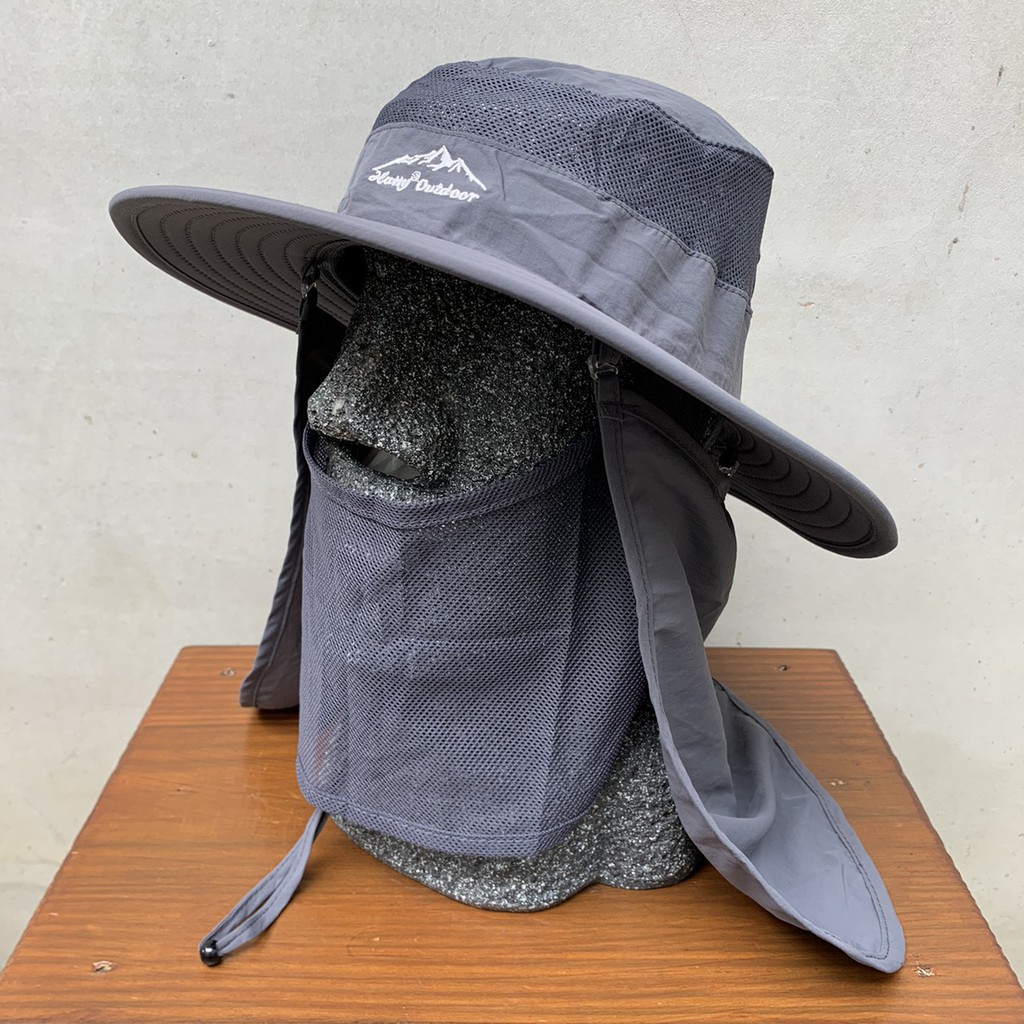 【裝備部落】Hatty outdoor 漁夫帽 UPF50+ 排汗透氣 可拆遮陽網布 戶外-登山-釣魚 遮陽帽 防曬帽 | 蝦皮購物