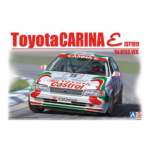 【傑作坊】現貨一組絕版逸品 青島社 1/24 TOYOTA CARINA ST191 94' BTCC (EXSIOR) | 蝦皮購物